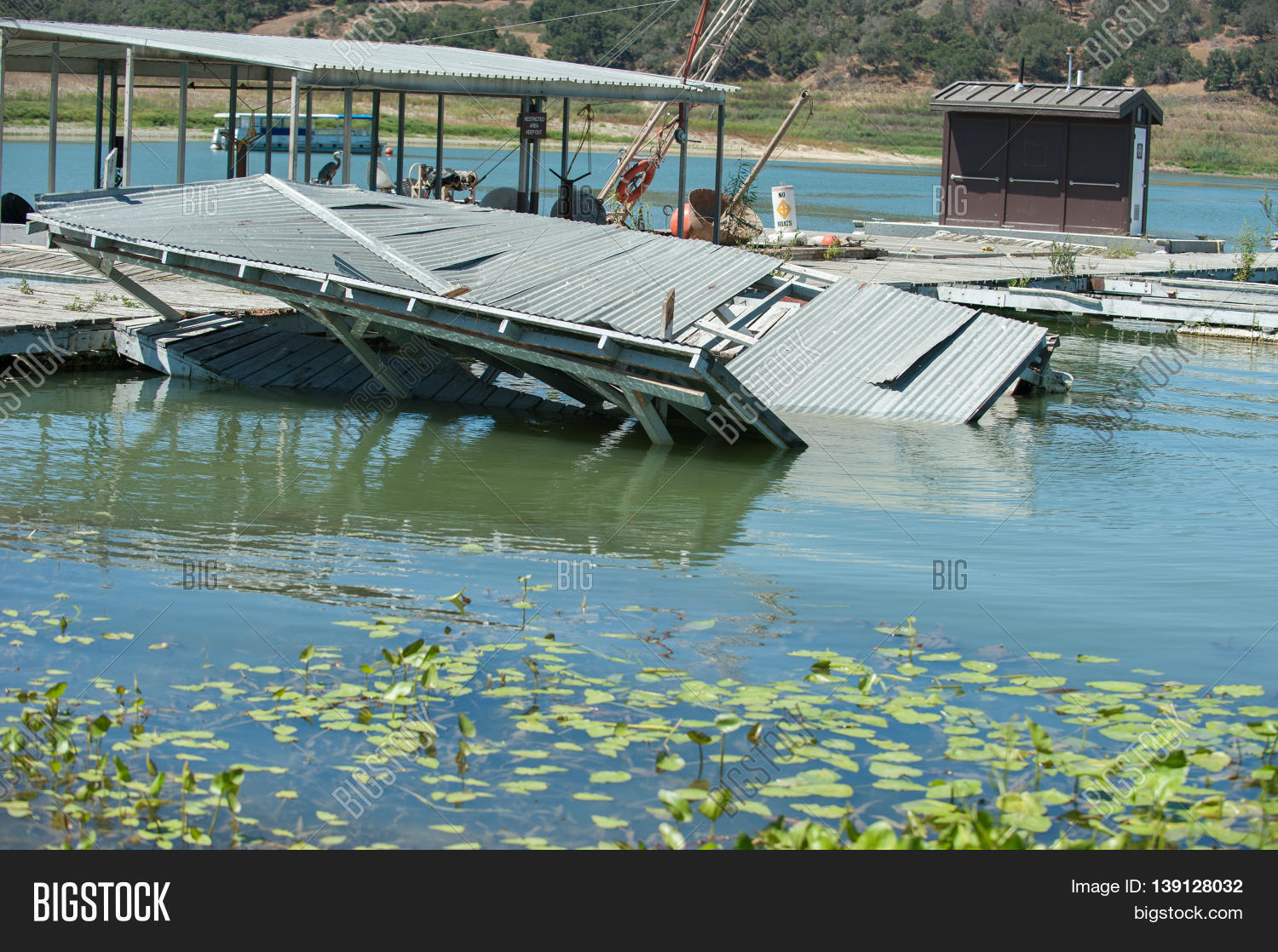 Lake Docks Broken Image & Photo (Free Trial) | Bigstock