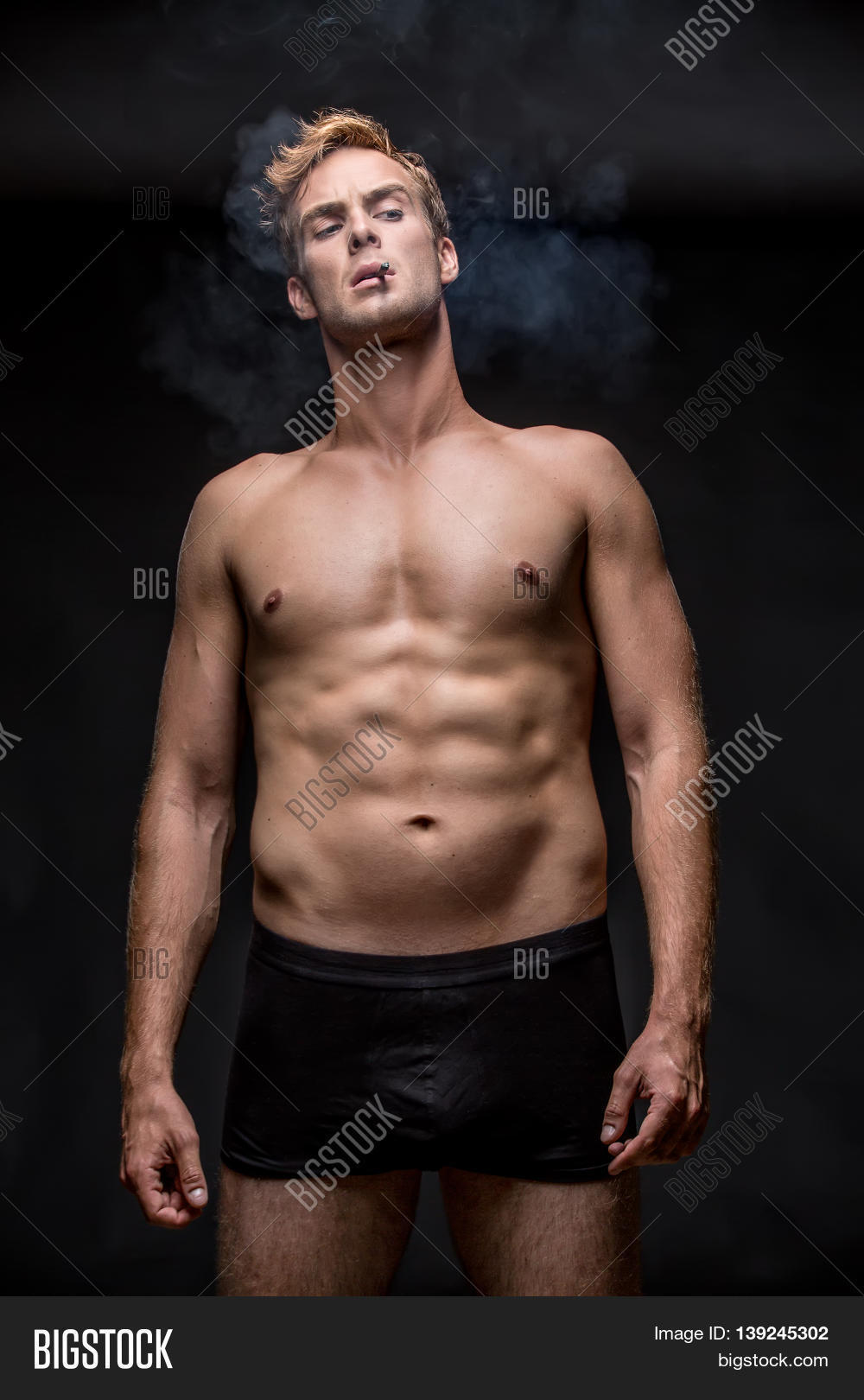 Macho Muscular Body Image & Photo (Free Trial) | Bigstock