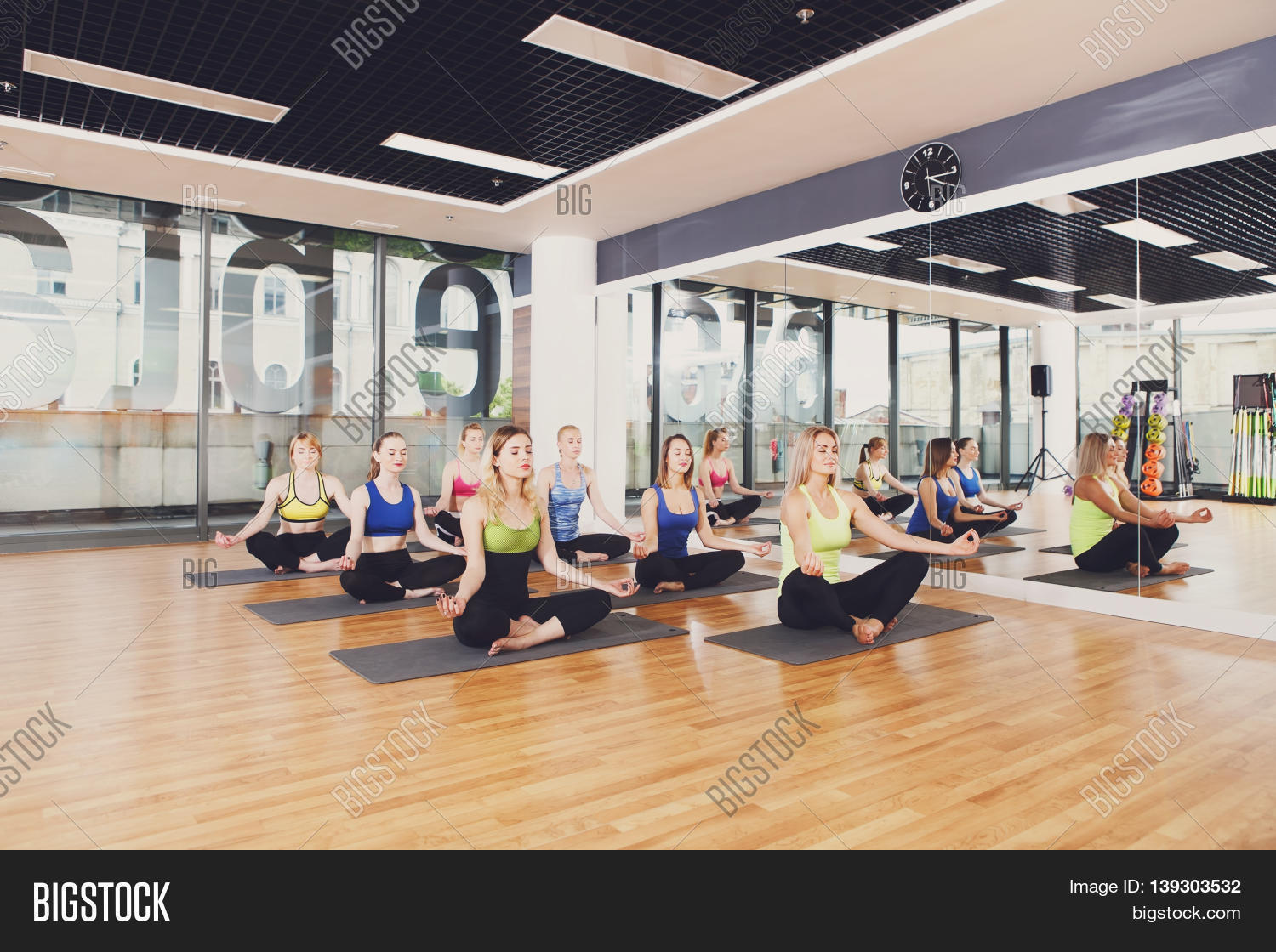 Yoga Relaxation. Group Image & Photo (Free Trial) | Bigstock