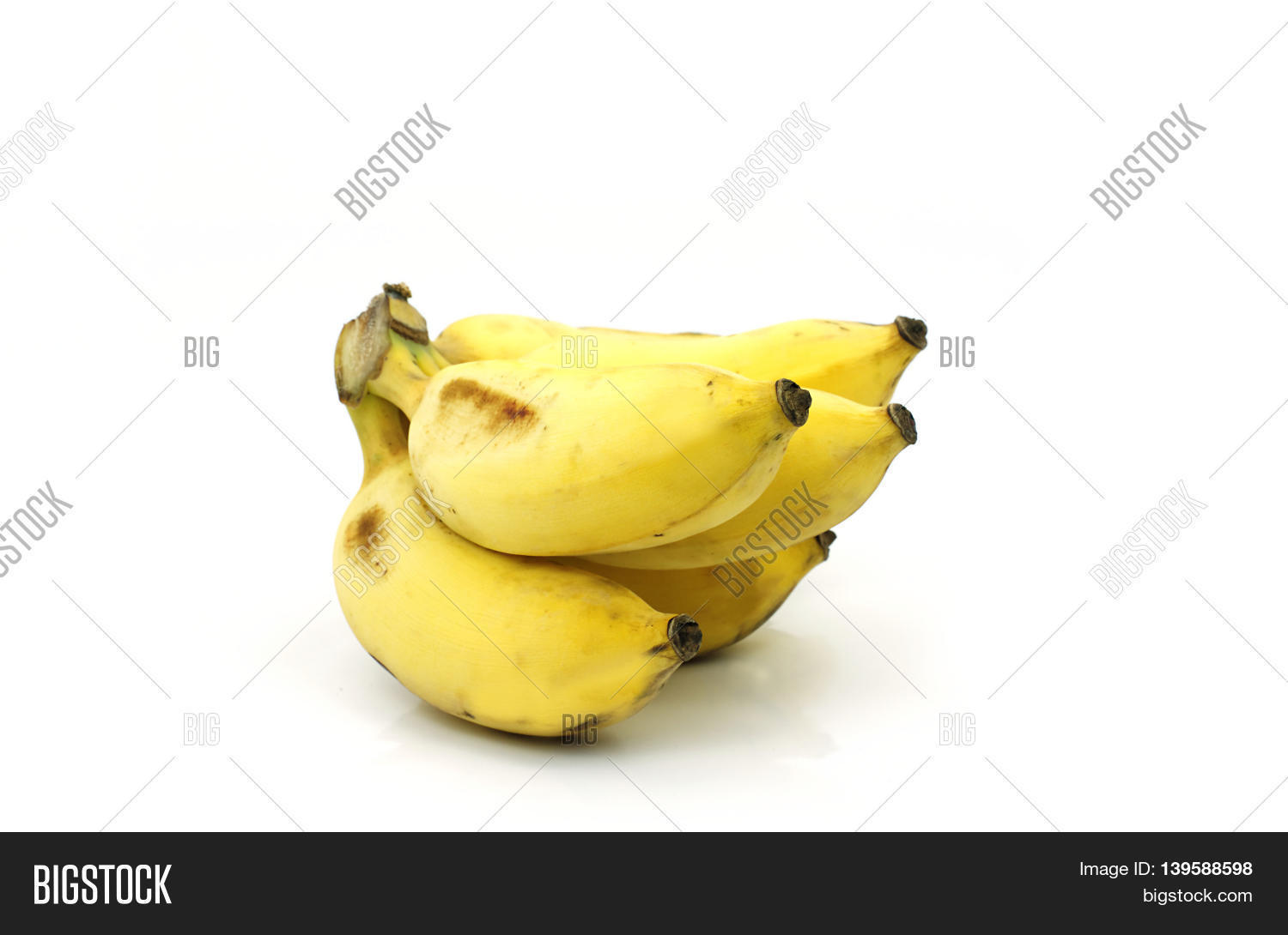 Yellow Asian Banana On Image & Photo (Free Trial) | Bigstock