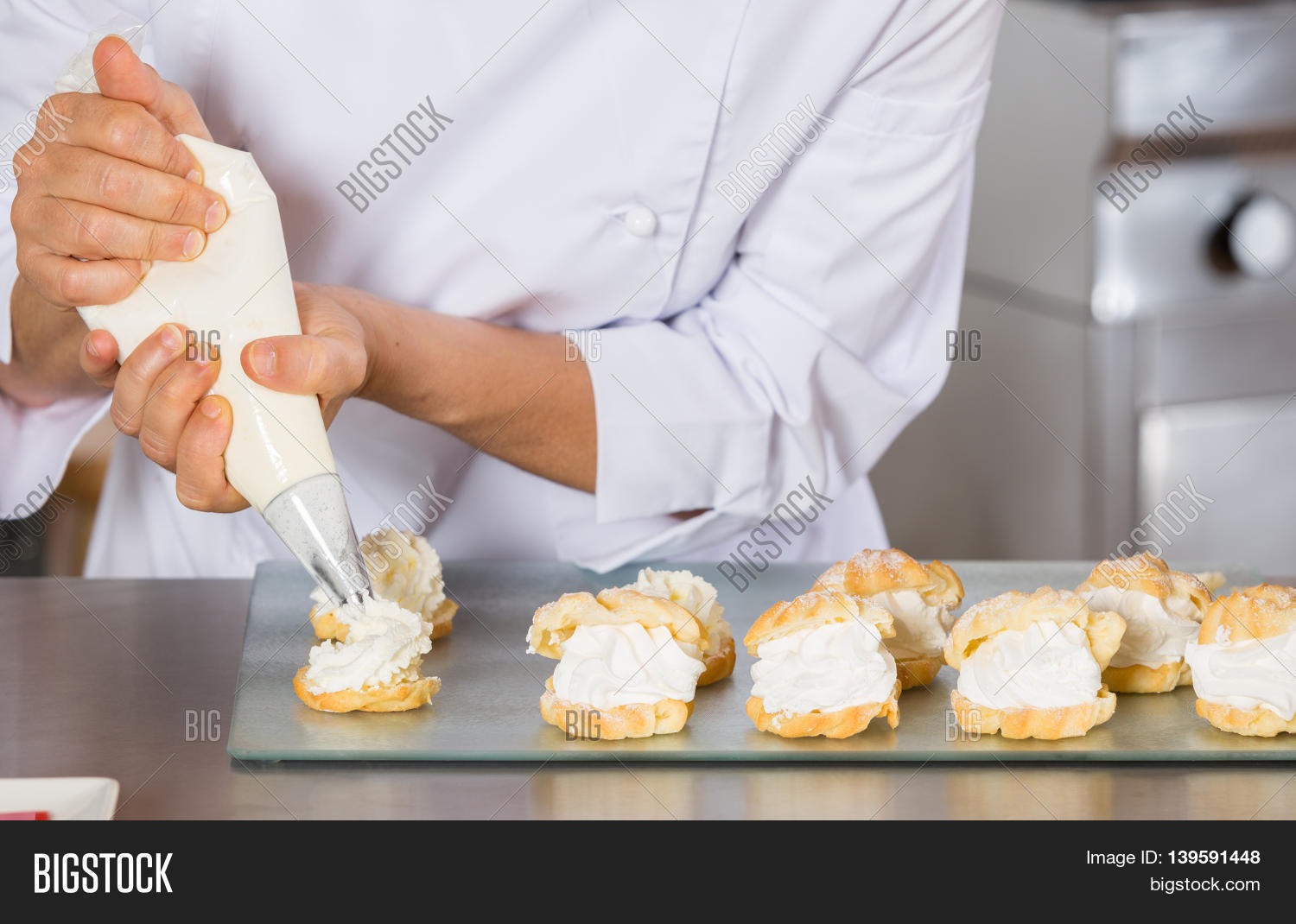Pastry Chef Decorating Image & Photo (Free Trial) | Bigstock