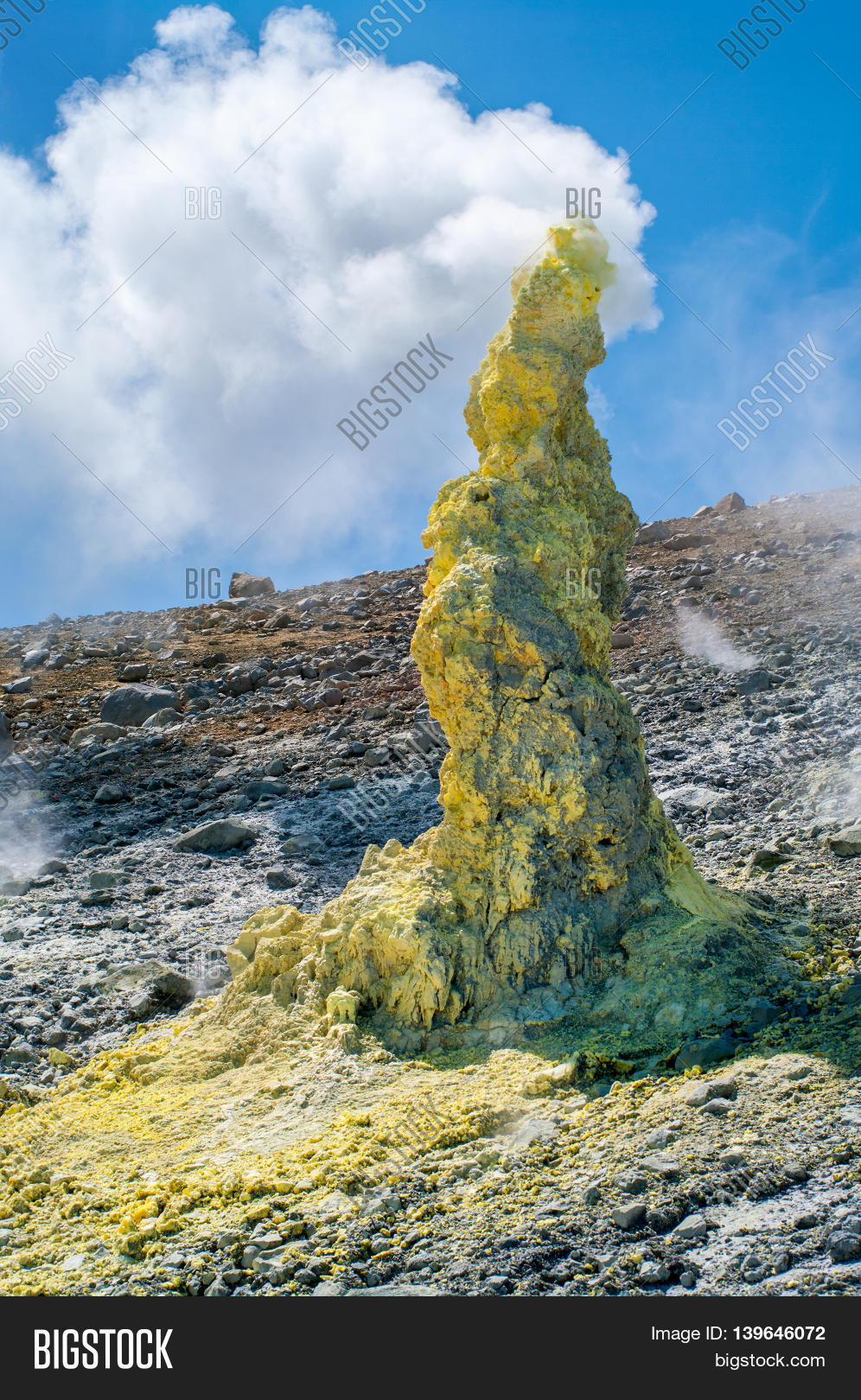 Ebeko Volcano, Image & Photo (Free Trial) | Bigstock