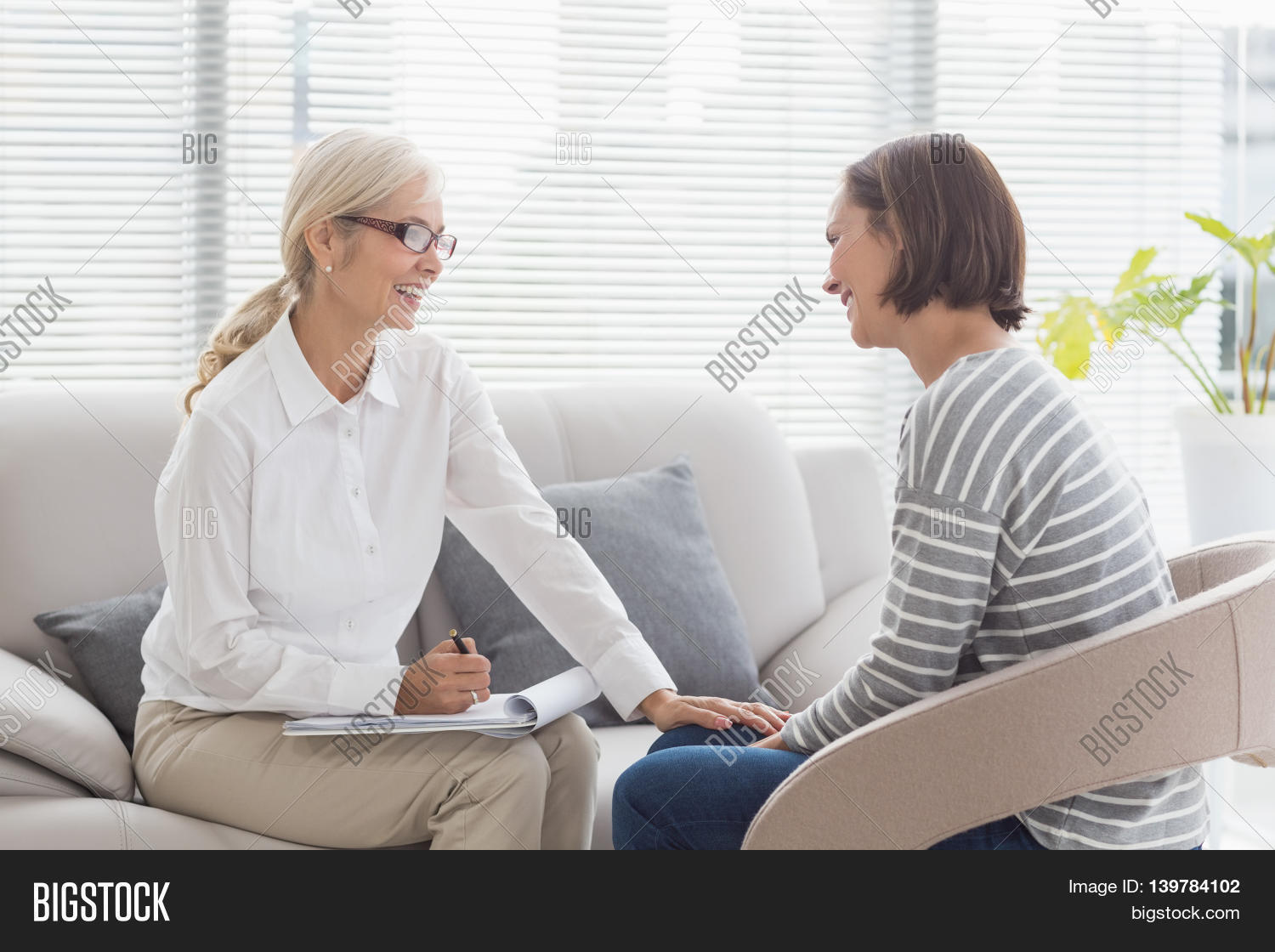 Happy Therapist Woman Image & Photo (Free Trial) | Bigstock