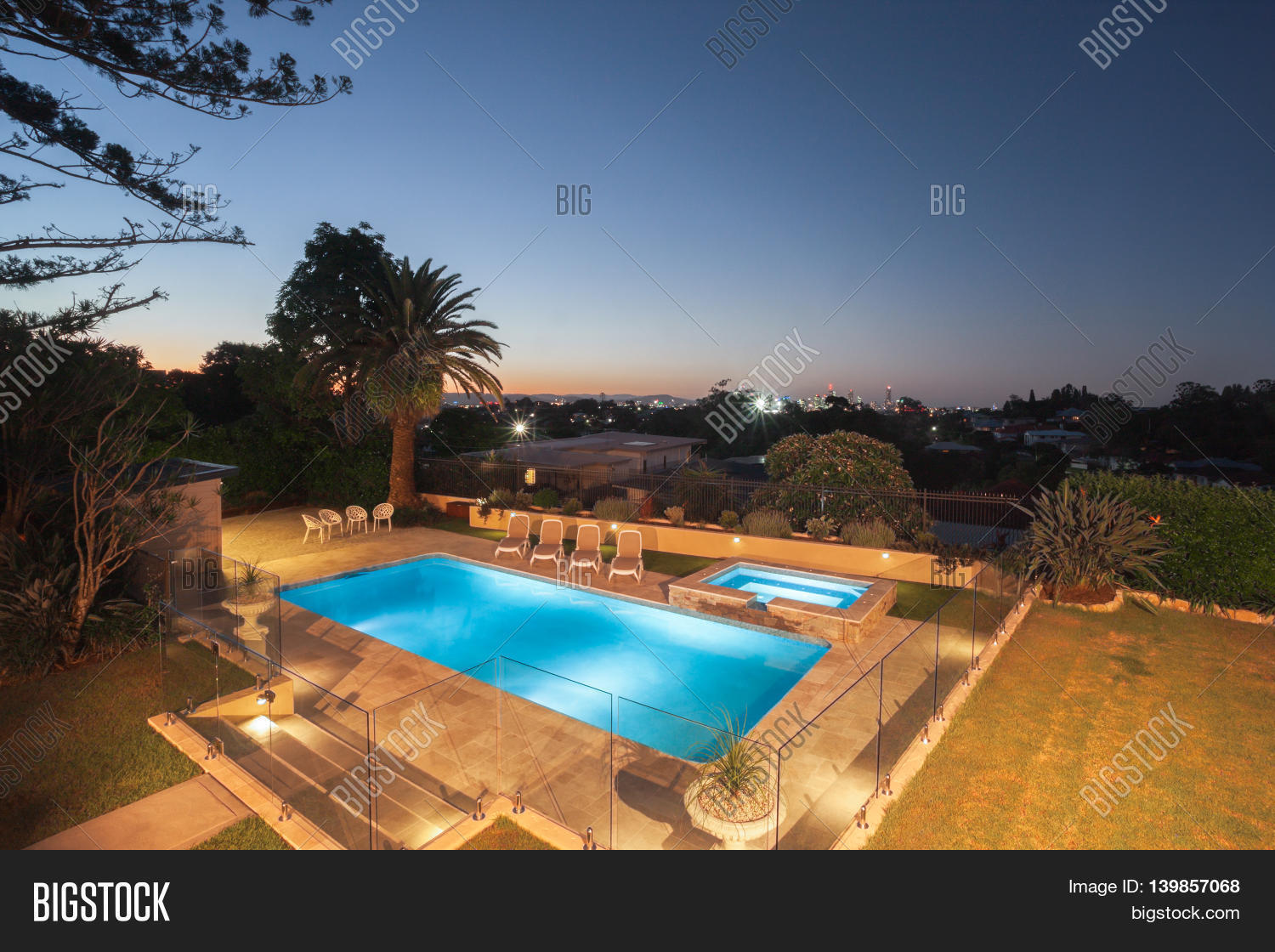 Luxury Swimming Pool Image & Photo (Free Trial) | Bigstock