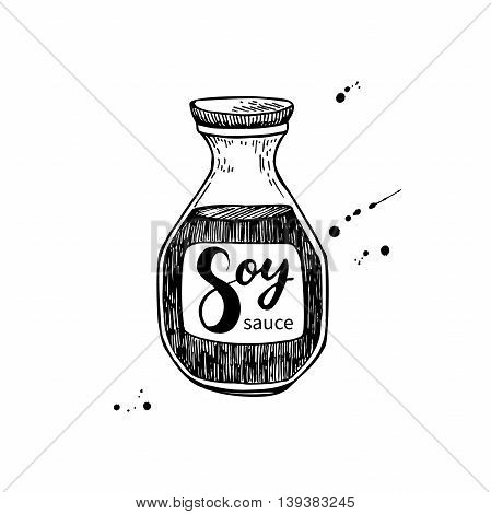 Soy Sauce Vector Vector & Photo (Free Trial) | Bigstock
