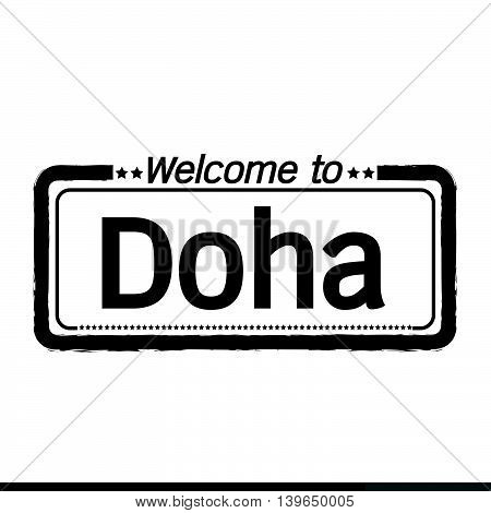 Vector y foto Images Welcome Doha (prueba gratis) | Bigstock