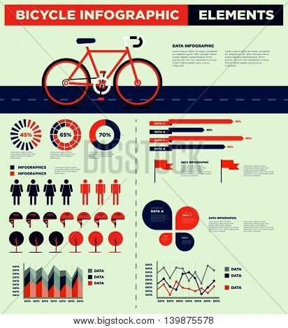 Bicycle Infographic Vector & Photo (Free Trial) | Bigstock