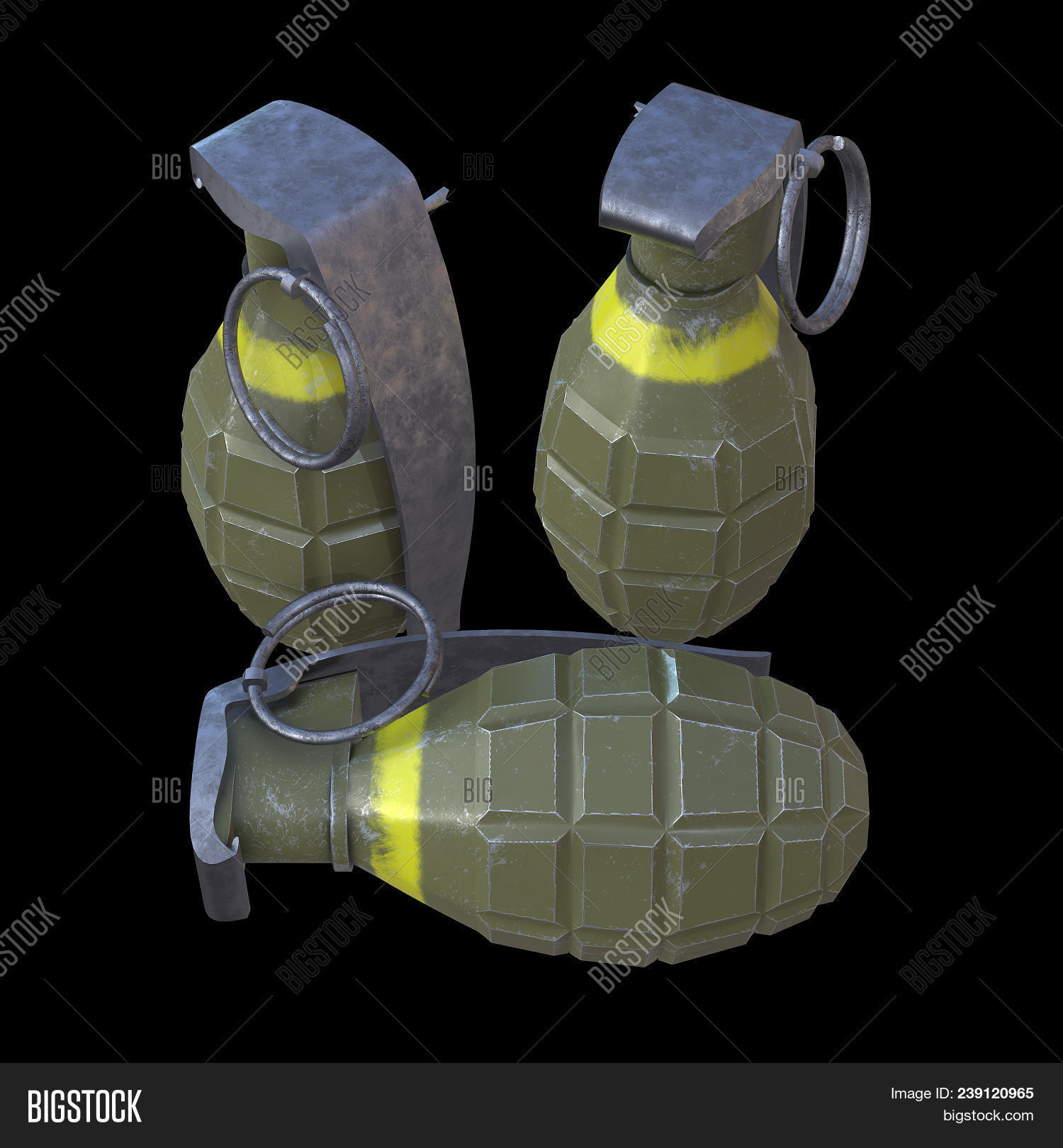 Hand Bomb Frag Grenade Image & Photo (Free Trial) | Bigstock
