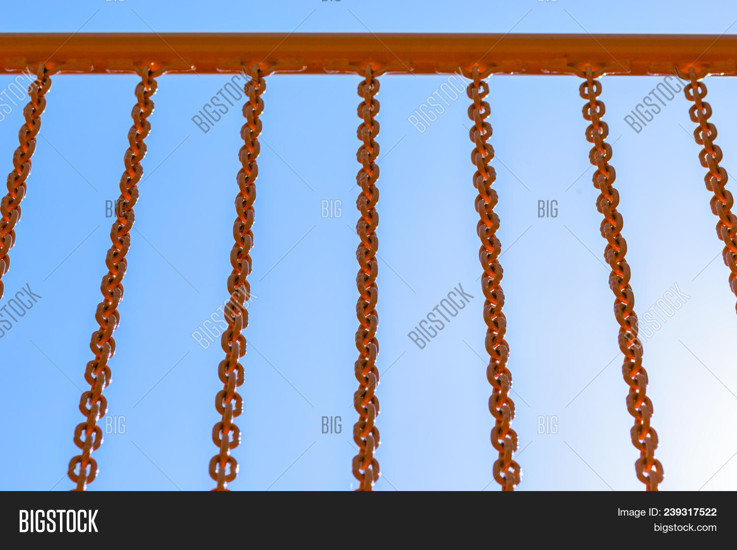 Yellow Railing Chains Image & Photo (Free Trial) | Bigstock