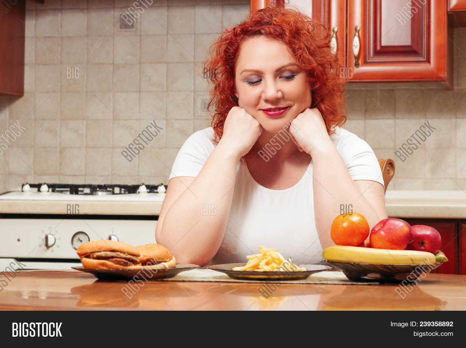 Big Woman Eat Fast Image & Photo (Free Trial) | Bigstock
