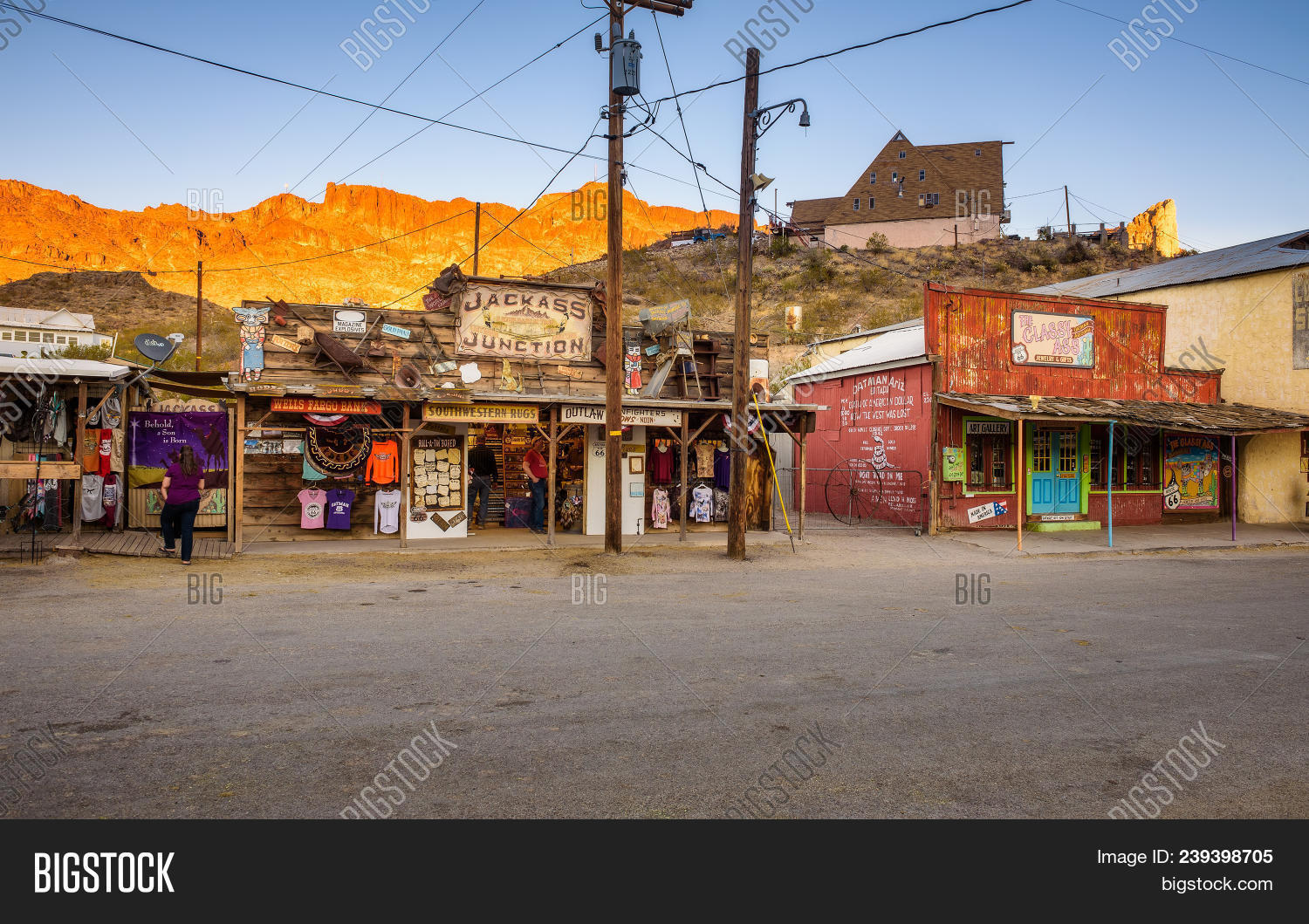 Oatman, Arizona, Usa Image & Photo (Free Trial) | Bigstock