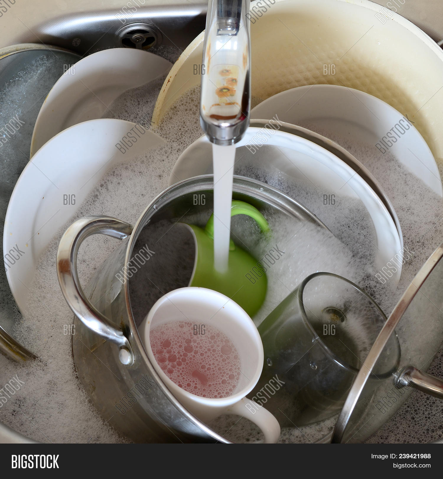 Dirty Dishes Unwashed Image & Photo (Free Trial) | Bigstock