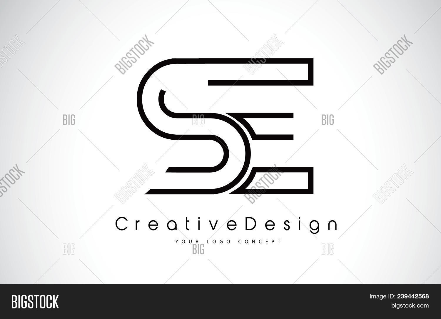 Se S E Letter Logo Vector & Photo (Free Trial) | Bigstock