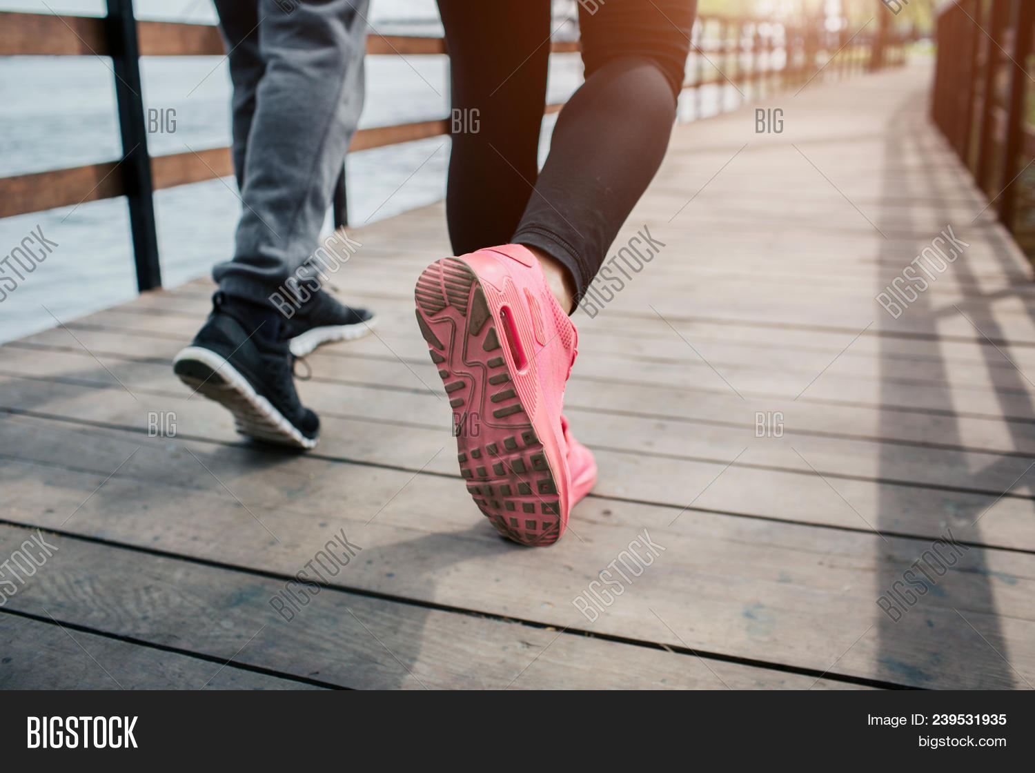 Close Jogger's Feet. Image & Photo (Free Trial) | Bigstock