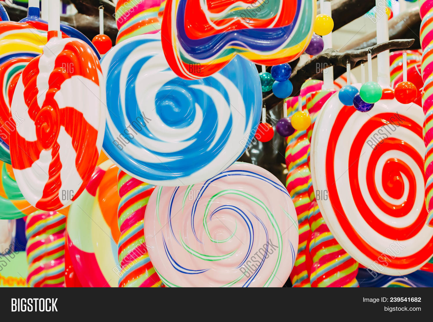 Round Lollipops Candy Image & Photo (Free Trial) | Bigstock