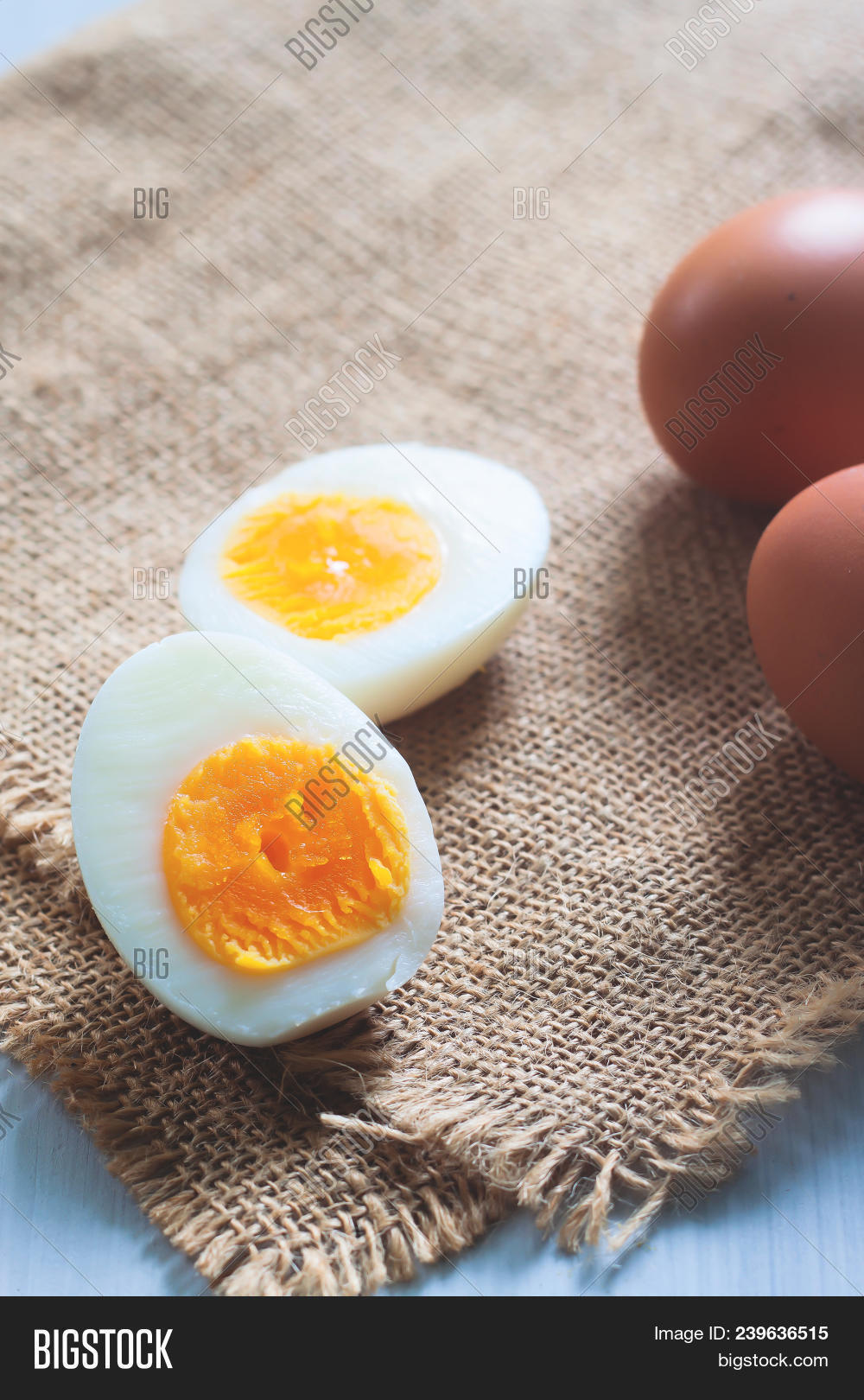 Hard Boiled Eggs Raw Image & Photo (Free Trial) | Bigstock