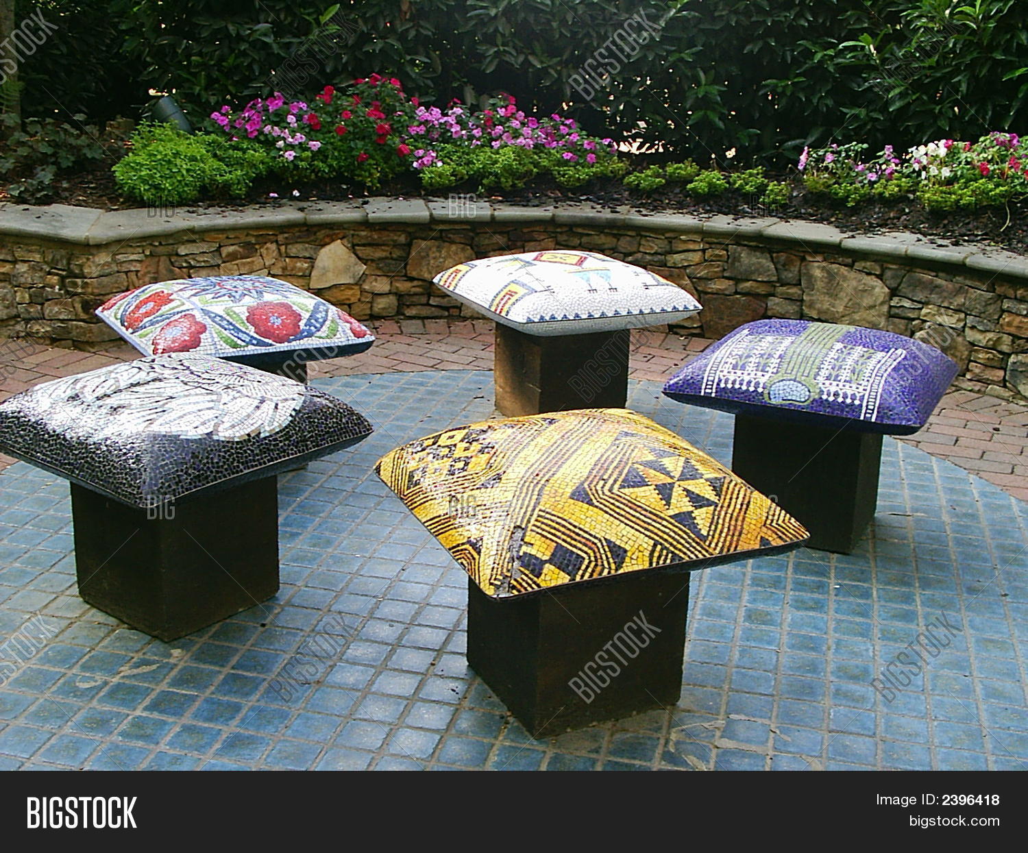 Mosaic Chairs Image & Photo (Free Trial) | Bigstock