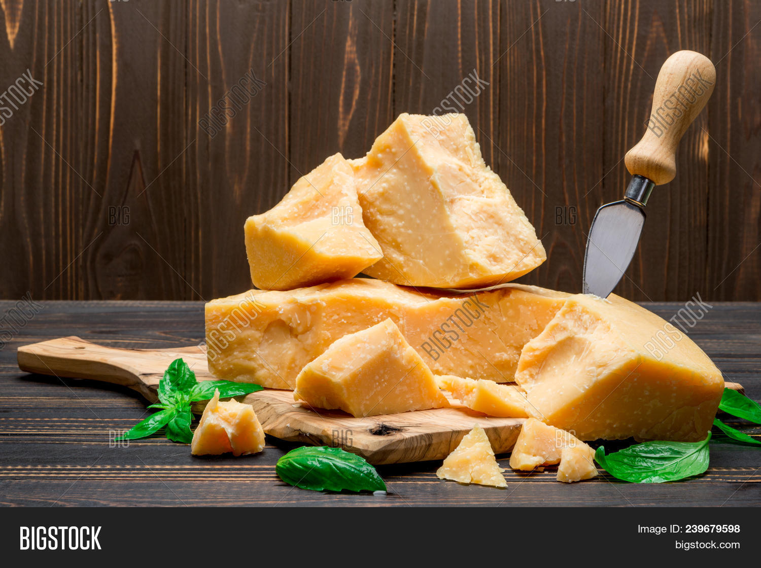 Pieces Parmesan Image & Photo (Free Trial) | Bigstock