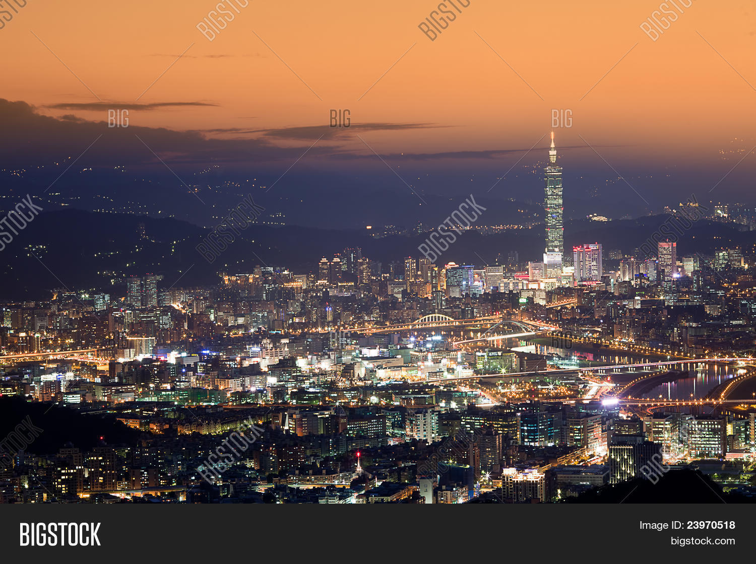 Night View Taipei City Image & Photo (Free Trial) | Bigstock