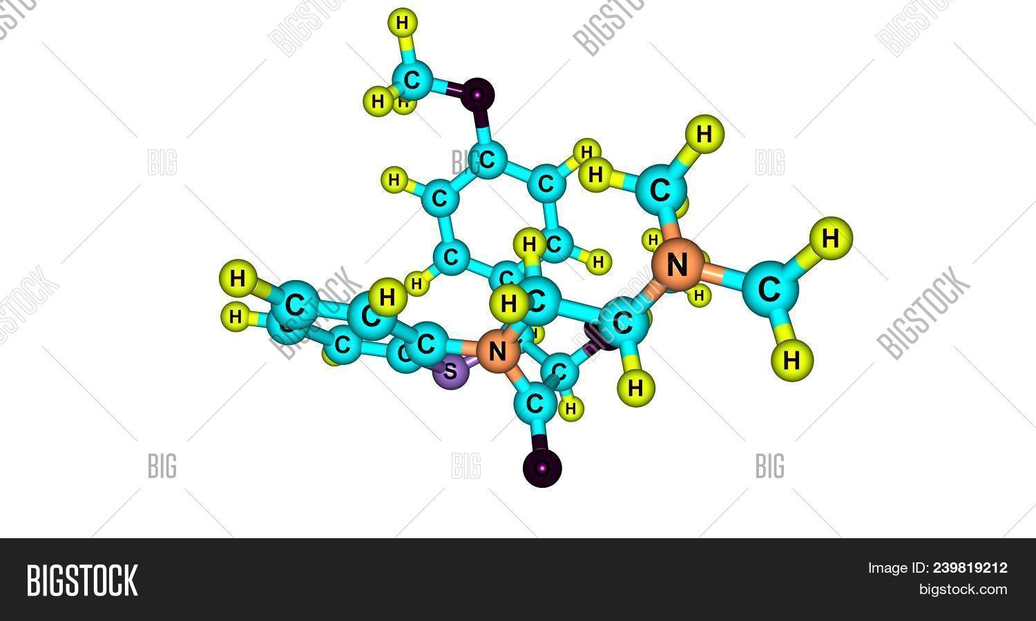 Diltiazem Molecular Image & Photo (Free Trial) | Bigstock