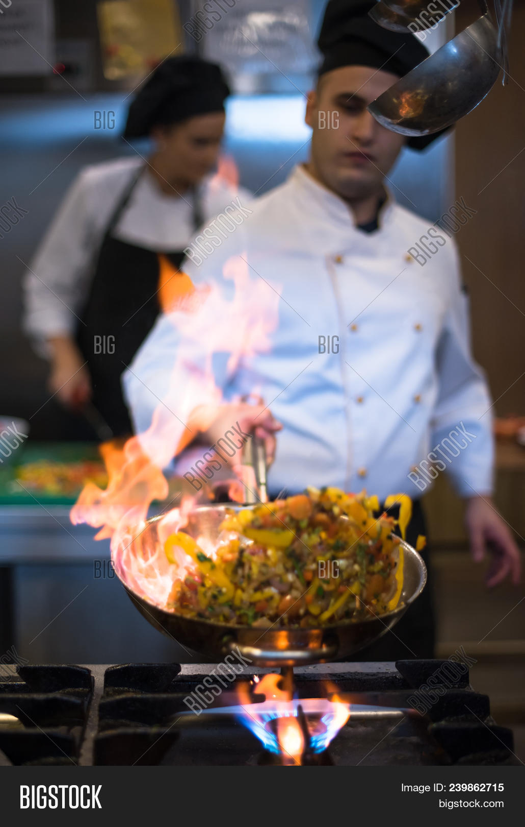 Chef Cooking Doing Image & Photo (Free Trial) | Bigstock
