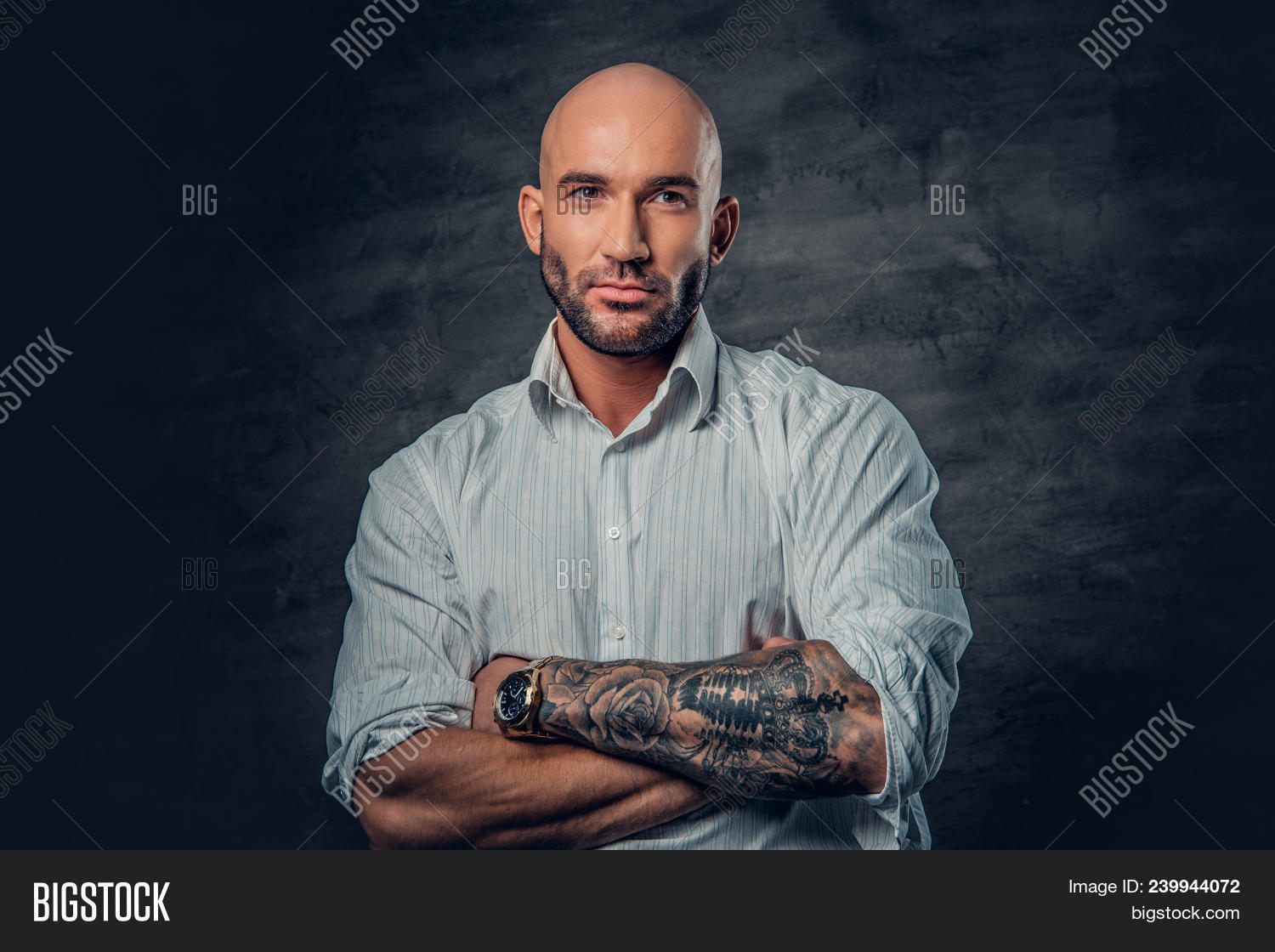 Portrait Shaved Head Image & Photo (Free Trial) | Bigstock
