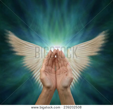 Sending Out Angelic Image & Photo (Free Trial) | Bigstock