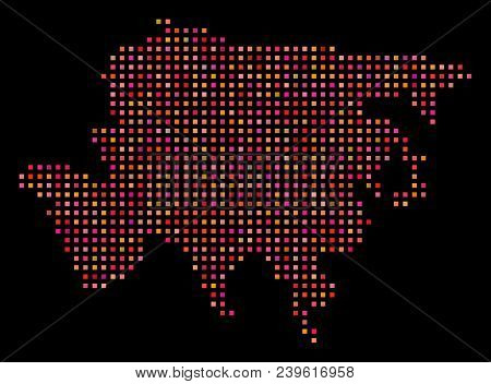 Cell Asia Map. 벡터 및 사진(무료 체험) | Bigstock