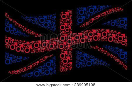 Waving English Flag Vector & Photo (Free Trial) | Bigstock