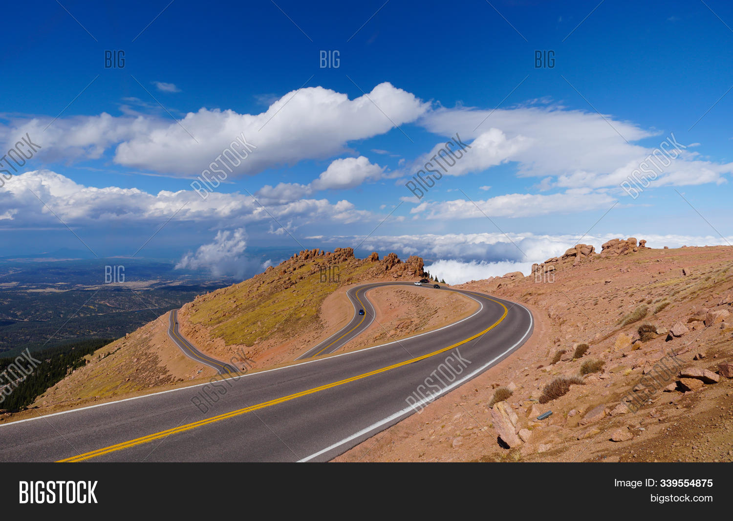 Looking Down On Road Image & Photo (Free Trial) | Bigstock