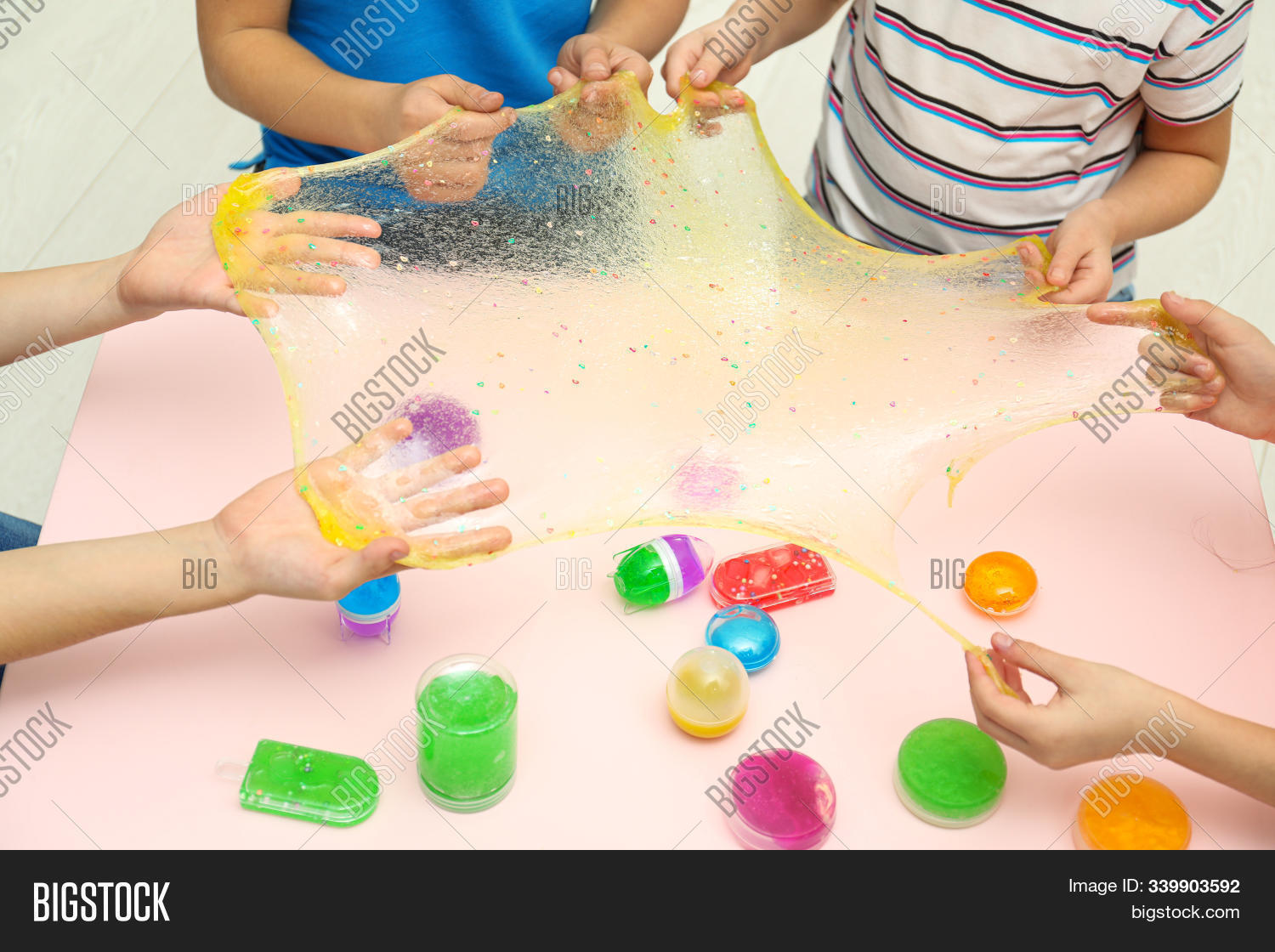 Children Playing Slime Image & Photo (Free Trial) | Bigstock