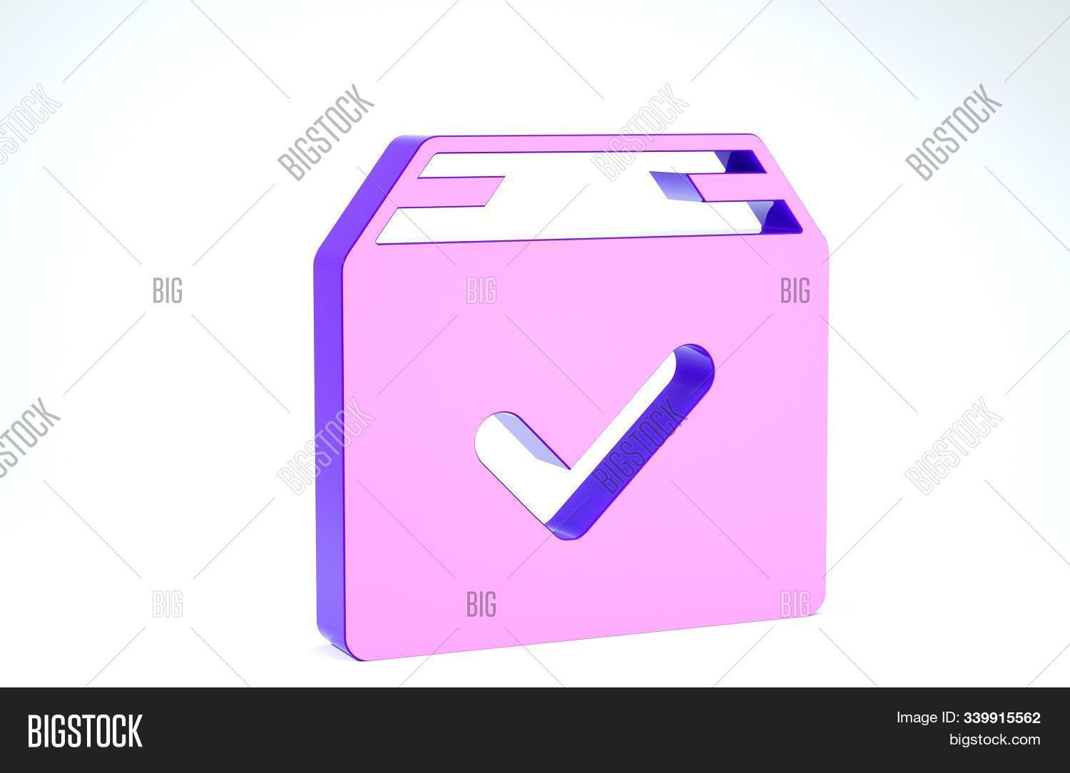 Purple Package Box Image & Photo (Free Trial) | Bigstock