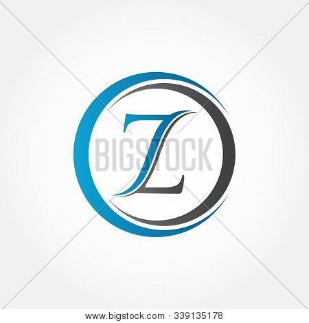 Circle Letter Z Logo Vector & Photo (Free Trial) | Bigstock