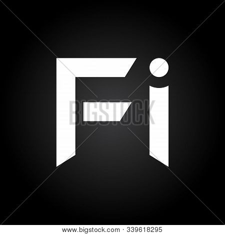 Initial Fi Letter Vector & Photo (Free Trial) | Bigstock