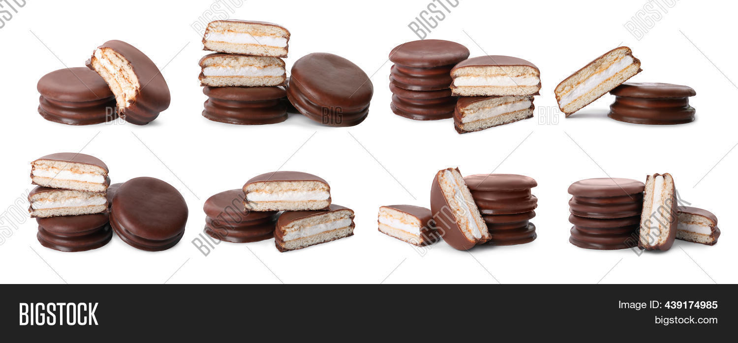 Set Tasty Choco Pies Image & Photo (Free Trial) | Bigstock