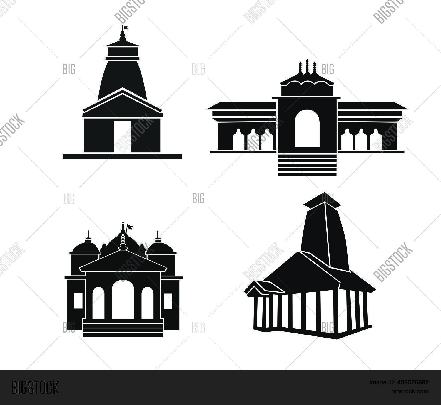 Char Dham (four Vector & Photo (Free Trial) | Bigstock