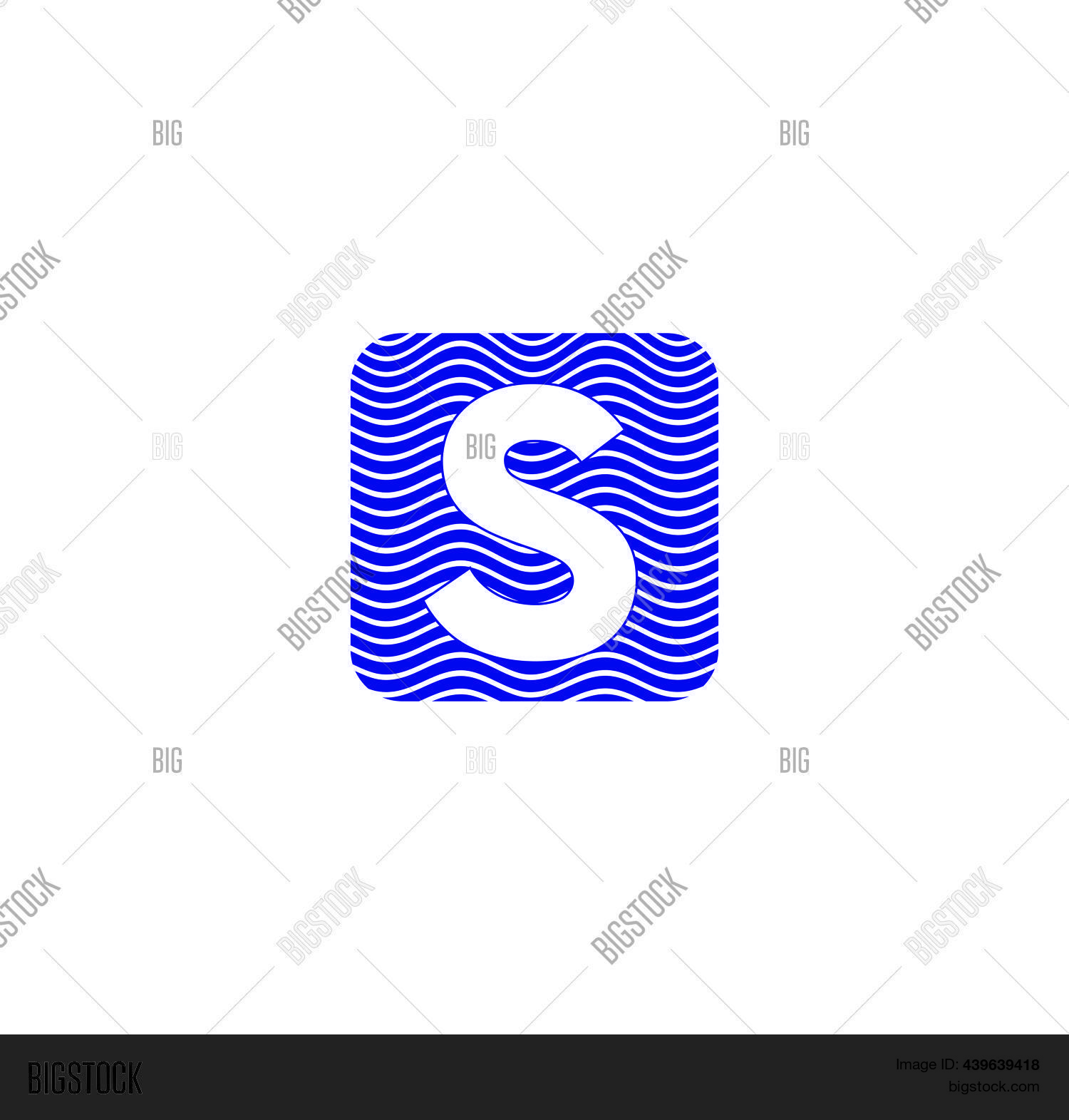 's' Letters Curved Vector & Photo (Free Trial) | Bigstock