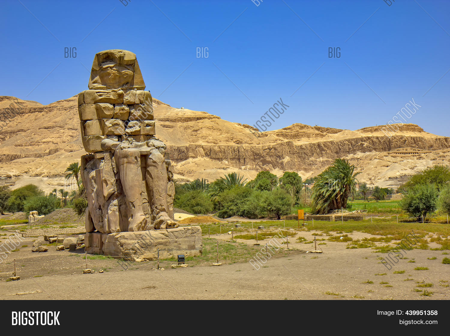 Colossi Memnon Statues Image & Photo (Free Trial) | Bigstock