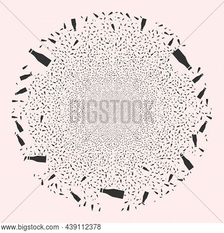 Beer Bottle Burst Vector & Photo (Free Trial) | Bigstock