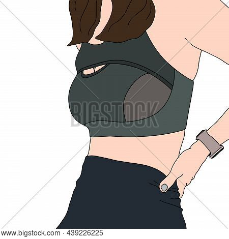 Fit Female Flat Vector & Photo (Free Trial) | Bigstock