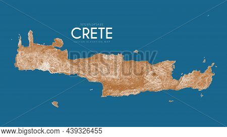 Topographic Map Crete Vector & Photo (Free Trial) | Bigstock