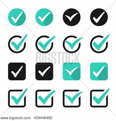 Check Mark Icons Vector & Photo (Free Trial) | Bigstock