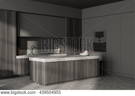 Dark Cooking Interior Image & Photo (Free Trial) | Bigstock