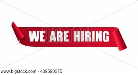 We Hiring Sticker. We Vector & Photo (Free Trial) | Bigstock