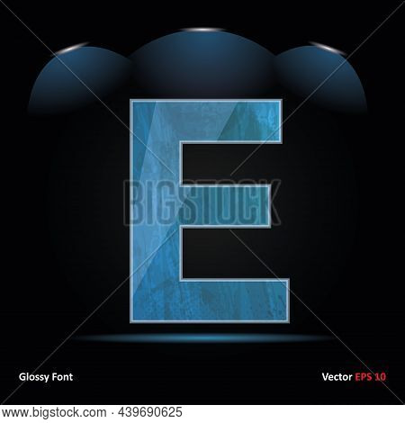 Glossy Grunge Font. Vector & Photo (Free Trial) | Bigstock