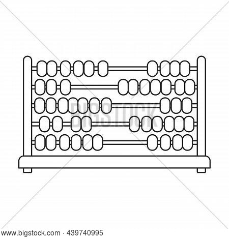 Abacus Vector Outline Vector & Photo (Free Trial) | Bigstock