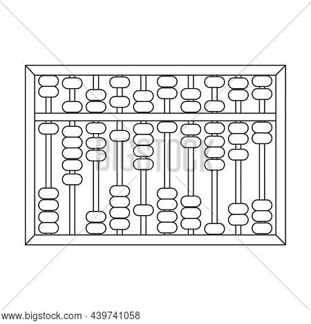 Abacus Vector Outline Vector & Photo (Free Trial) | Bigstock