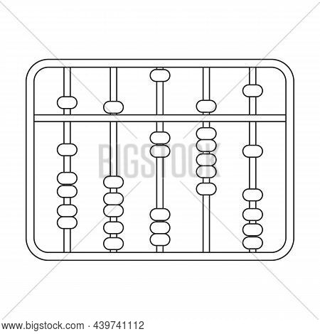 Abacus Vector Outline Vector & Photo (Free Trial) | Bigstock