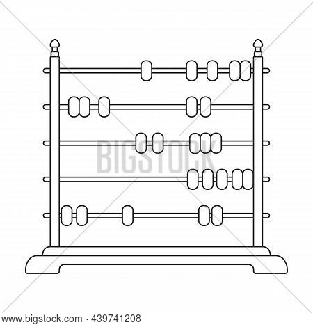 Abacus Vector Outline Vector & Photo (Free Trial) | Bigstock