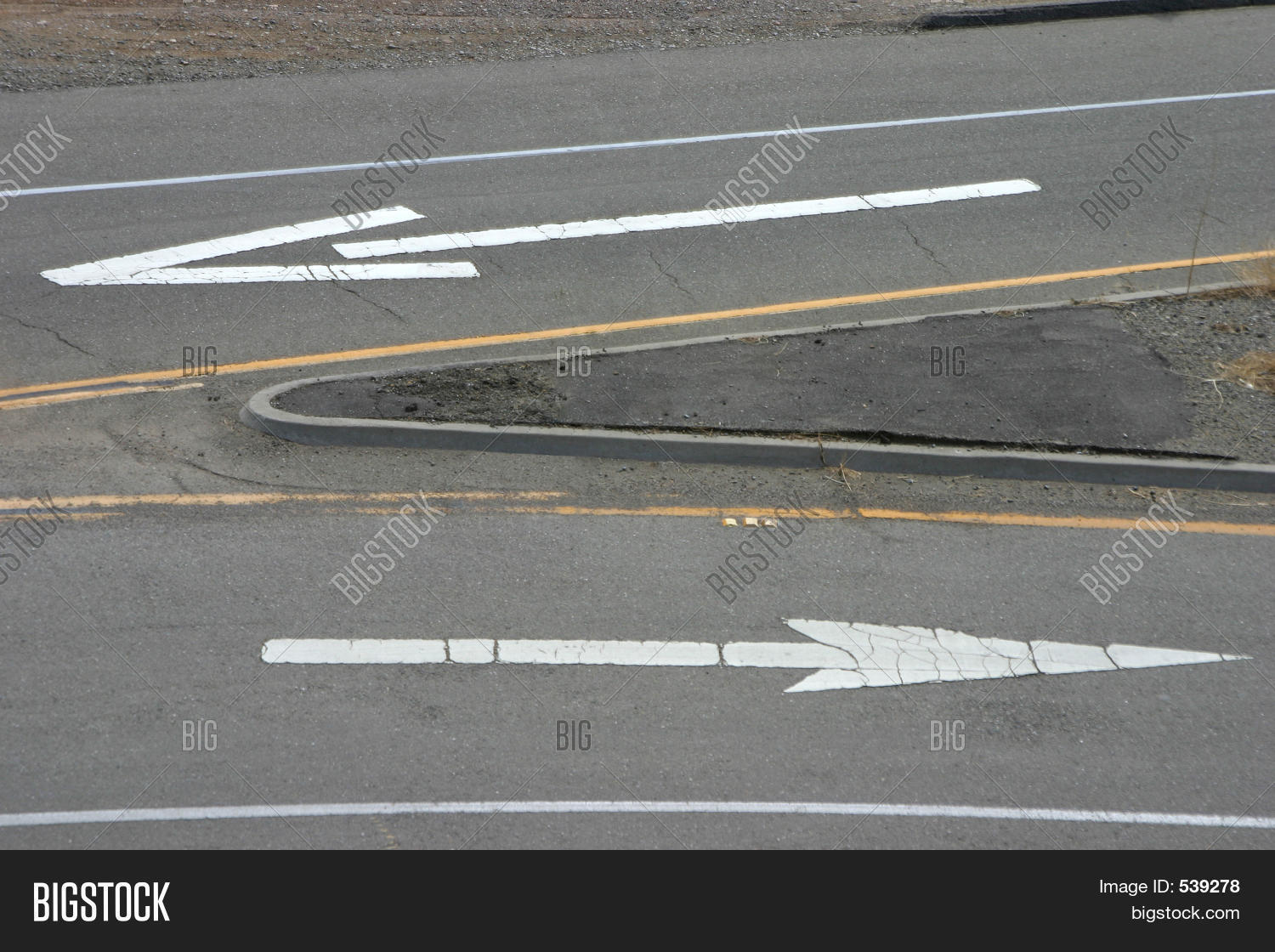Road Arrows 3 Image & Photo (Free Trial) | Bigstock